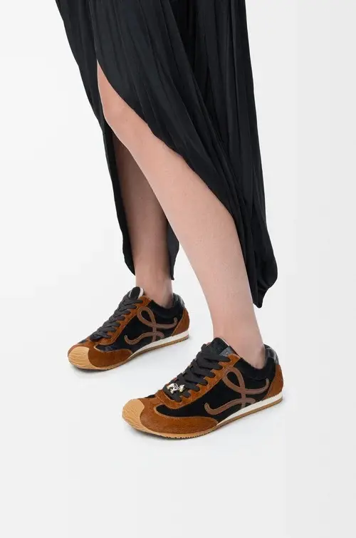 Loewe Ballet Runner 2.0 Sneakers - Black/squirrel Brown