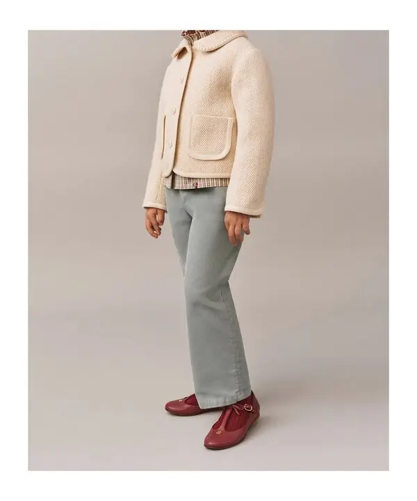 Bonpoint Green Velvet Pants