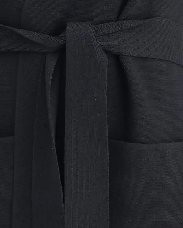 Max Mara Viscose Yarn Gilet - Black