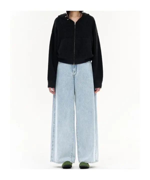 We11Done Low-rise Faded Wide-leg Denim Jeans