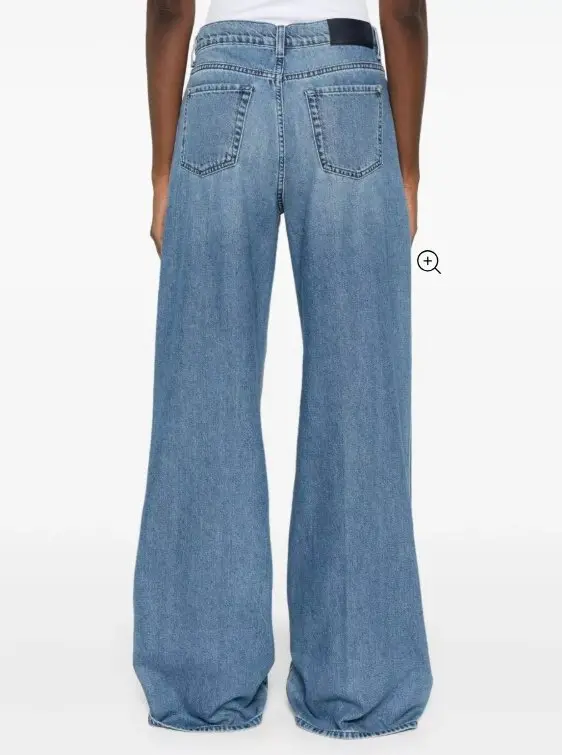7 For All Mankind Wide-leg Jeans - Blue