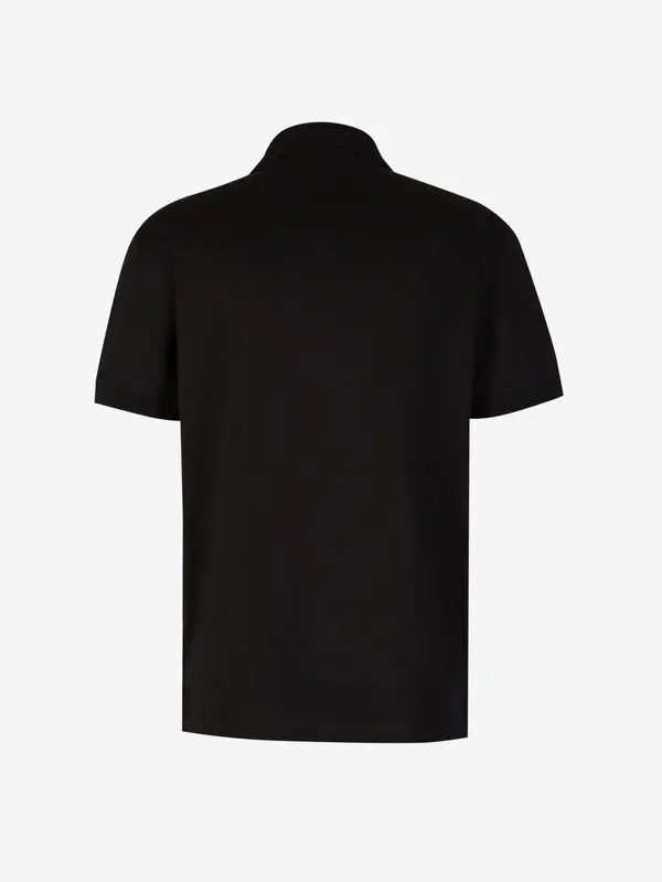 Alexander McQueen Logo Embroidered Polo Shirt