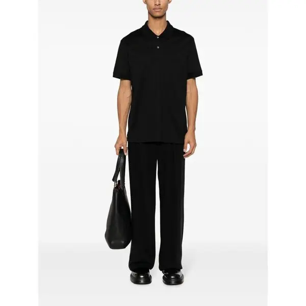Alexander McQueen Logo Embroidered Polo Shirt