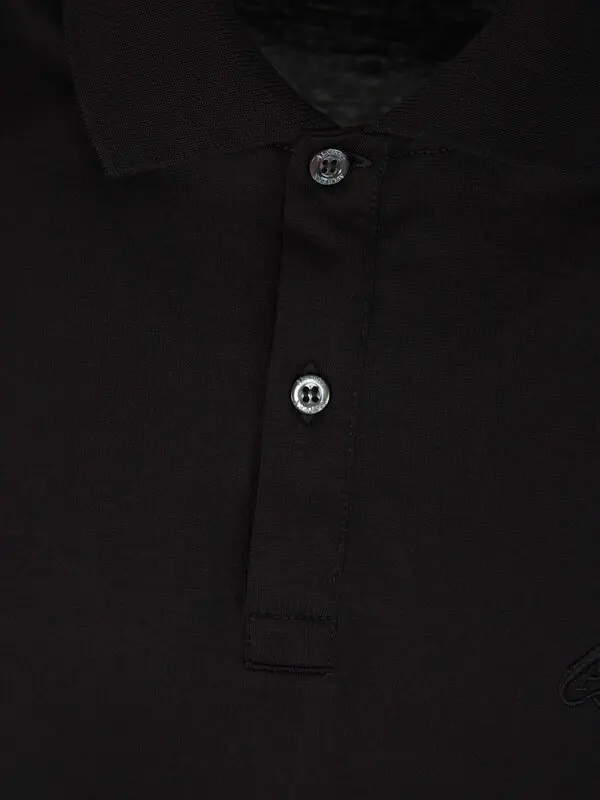 Alexander McQueen Logo Embroidered Polo Shirt