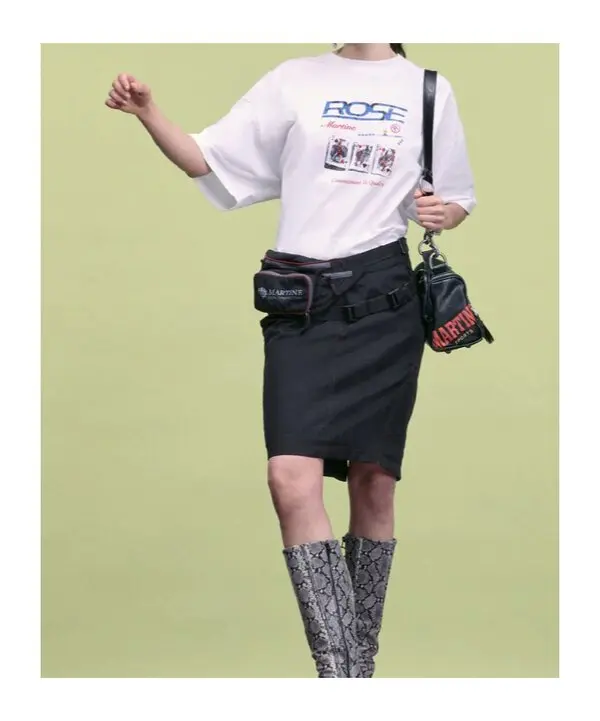 Martine Rose Logo Printed Oversize T-shirt