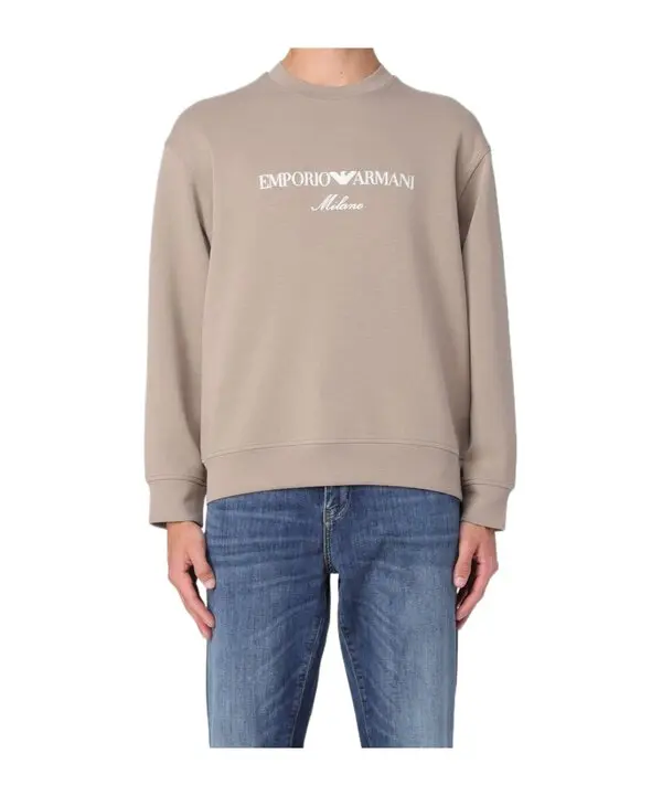Emporio Armani Long Sleeve Sweatshirt - Nude