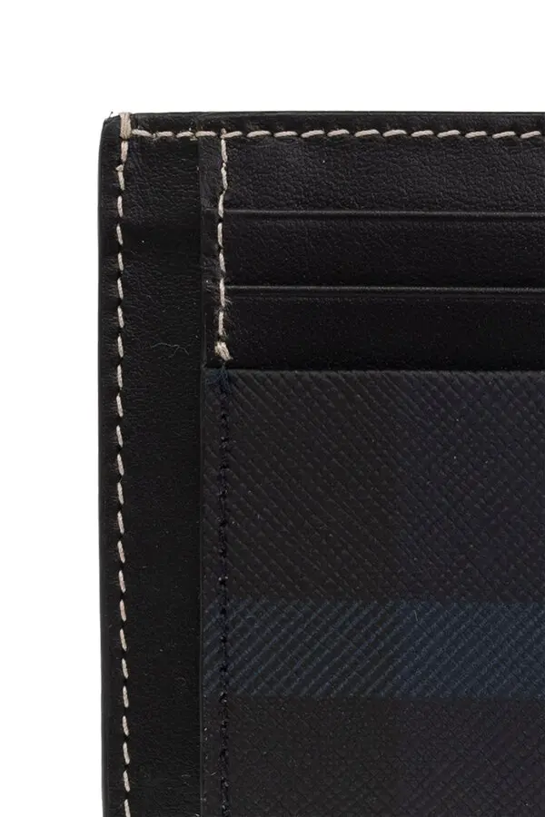 Burberry Check-print Money-clip Wallet