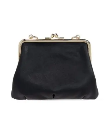 VIVIENNE WESTWOOD Logo Plaque Chained Tote Bag - Black