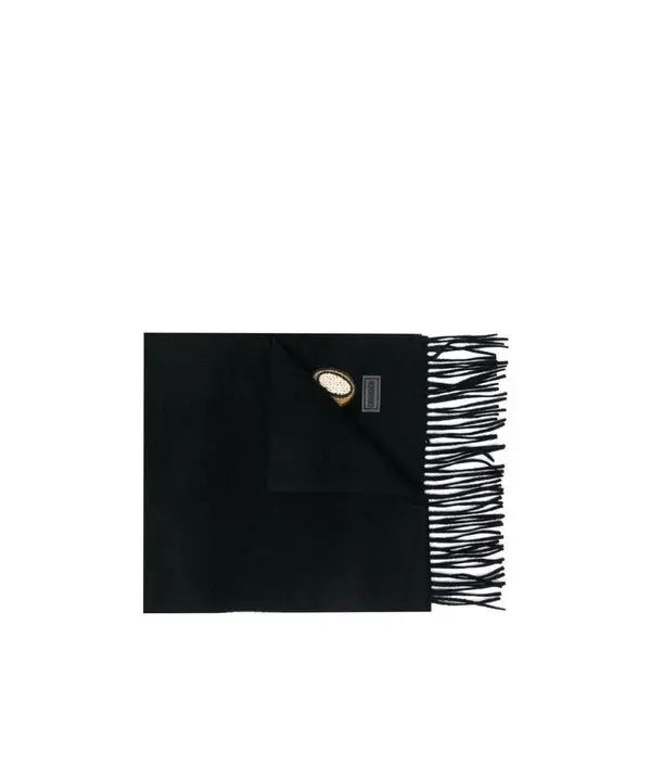 Moschino Logo Scarf - Black