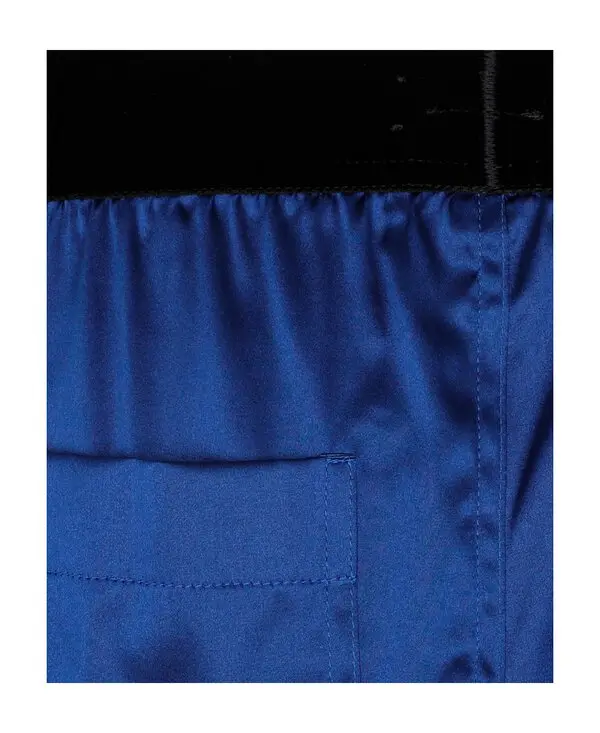 TOM FORD Logo Waistband Satin Pajama Trousers - Blue