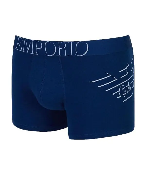 Emporio Armani Logo Boxer Panties - Blue