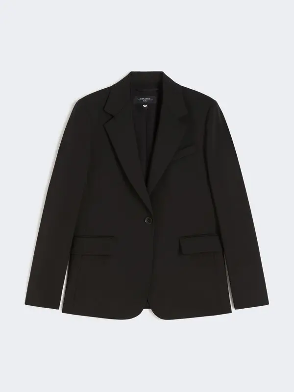 Max Mara Lamine Single-breasted Tailored Blazer - Black