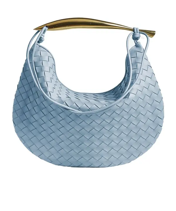Bottega Veneta Large Sardine Woven Leather Bag With Metal Top Handle