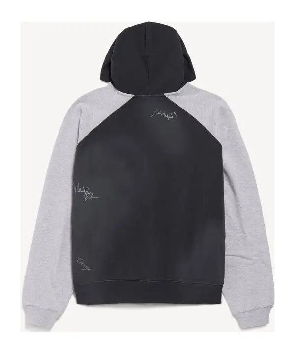 Balenciaga Oversized Zip-up Hoodie - Black