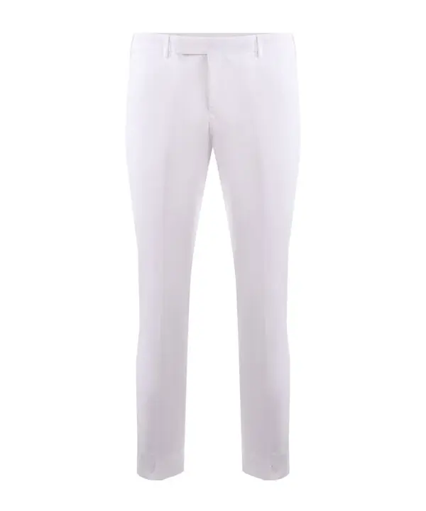 PT TORINO Slim Fit Trousers - White