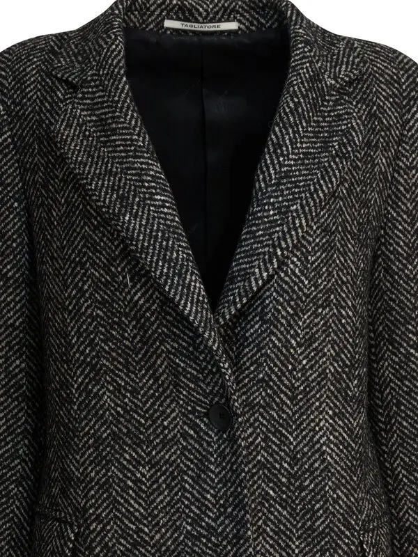 Tagliatore Amanda Herringbone Coat