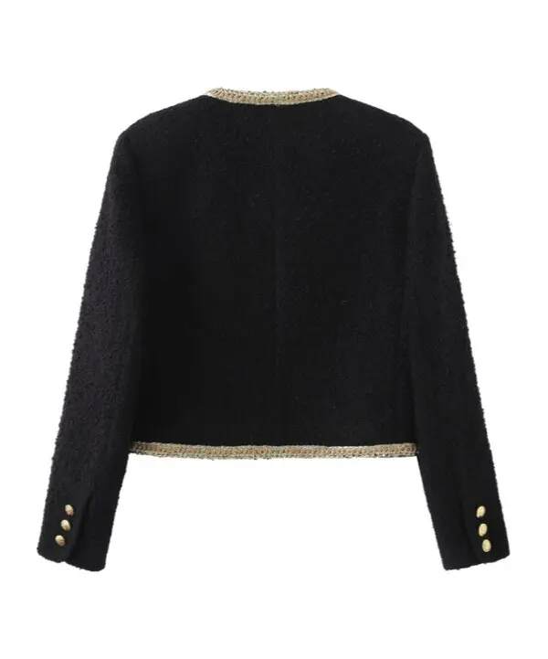 Marissa Chiara Long Sleeve Jacket With Embellished Detail