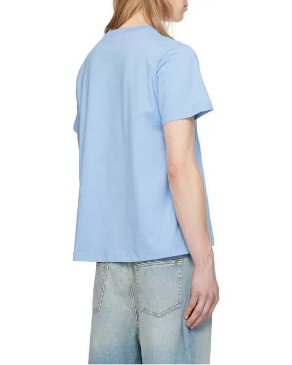 GANNI Graphic Animal Print T-shirt - Blue
