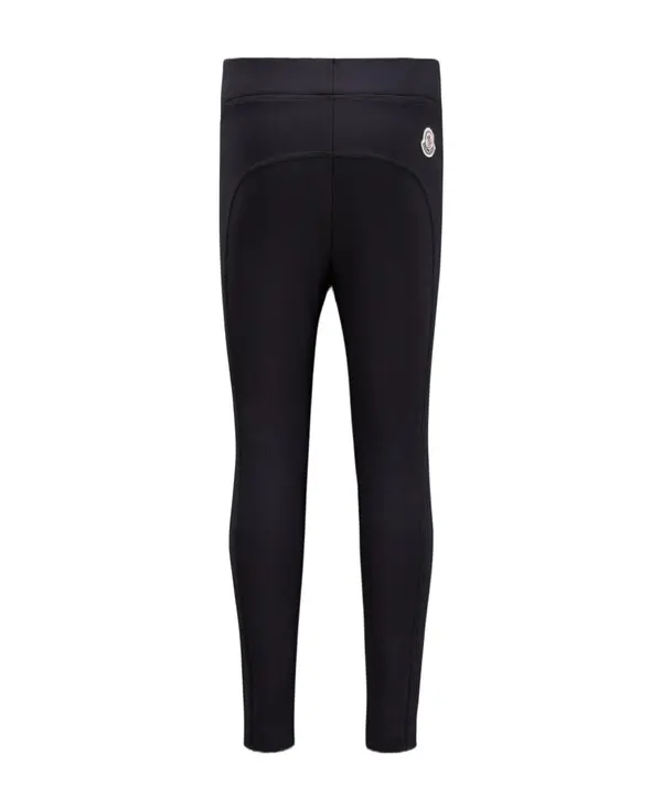 Moncler Logo Patch Straight Leg Leggings