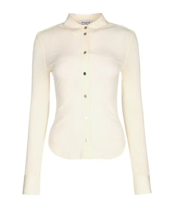 Alaïa Long Sleeve Shirt - White