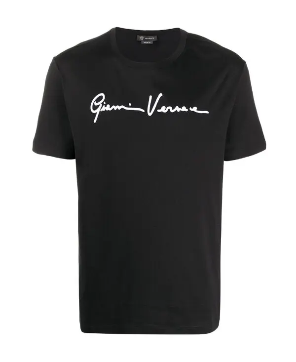 Versace Gv Signature Logo T-shirt