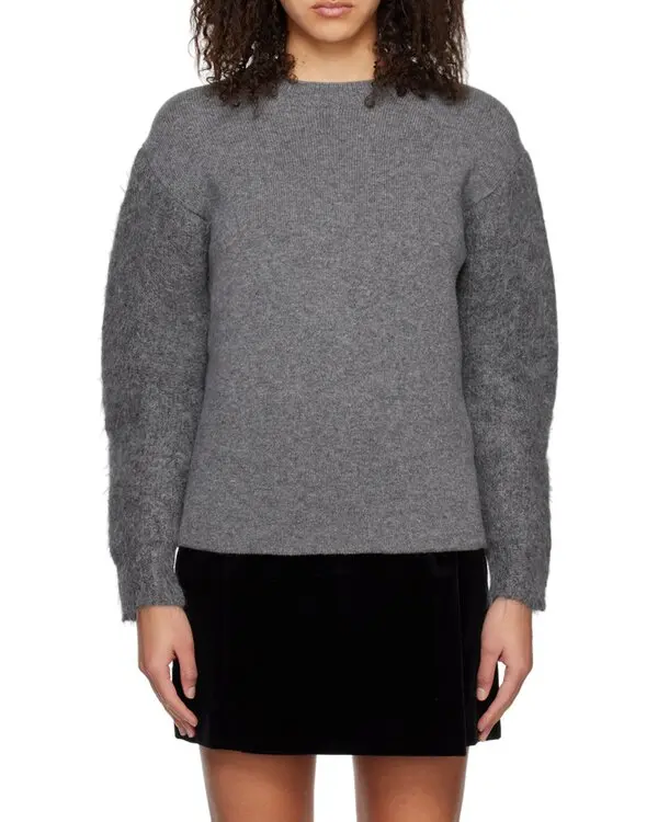 JIL SANDER Crewneck Long-sleeved Jumper - Black