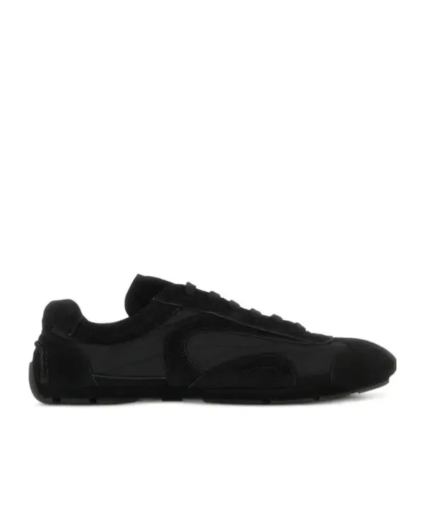 Prada Montecarlo Re-edition 2005 Lace-up Sneakers - Black