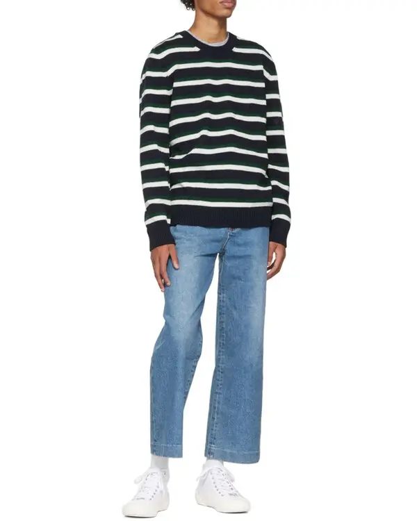 A.p.c. Cropped Sailor Jeans - Blue