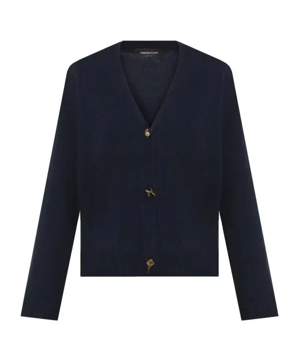 Fabiana Filippi V-neck Cardigan With Button Fastening