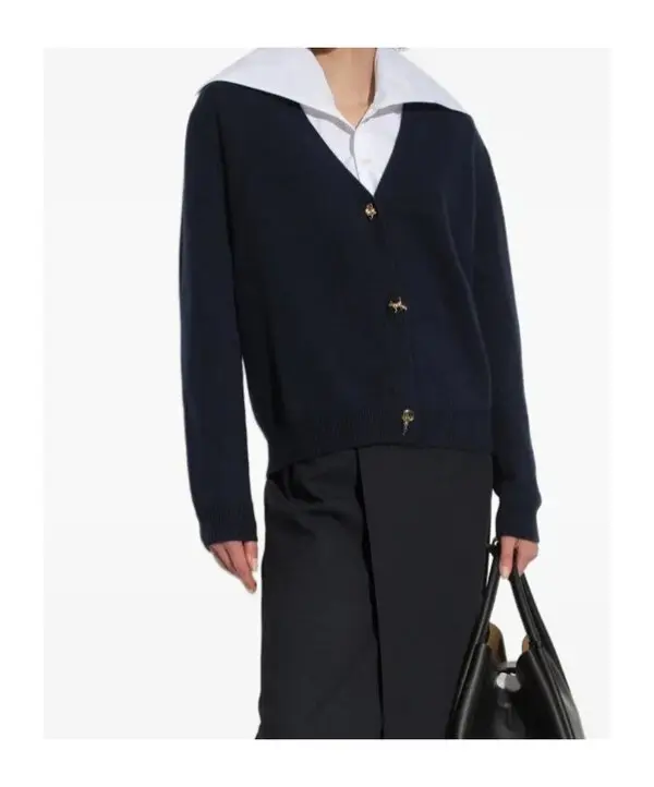 Fabiana Filippi V-neck Cardigan With Button Fastening