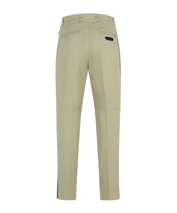 LANVIN Straight Leg Cropped Trousers - Nude