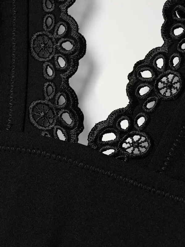 Ulla Johnson Ophelia One-piece Swimsuit With Madeira Embroidery