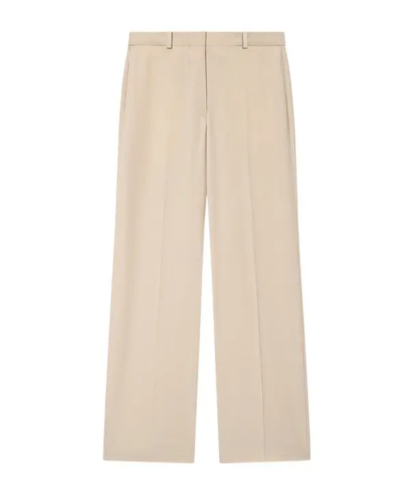 Isabel Marant Étoile Neonda Flowy Wide Leg Crepe Pants