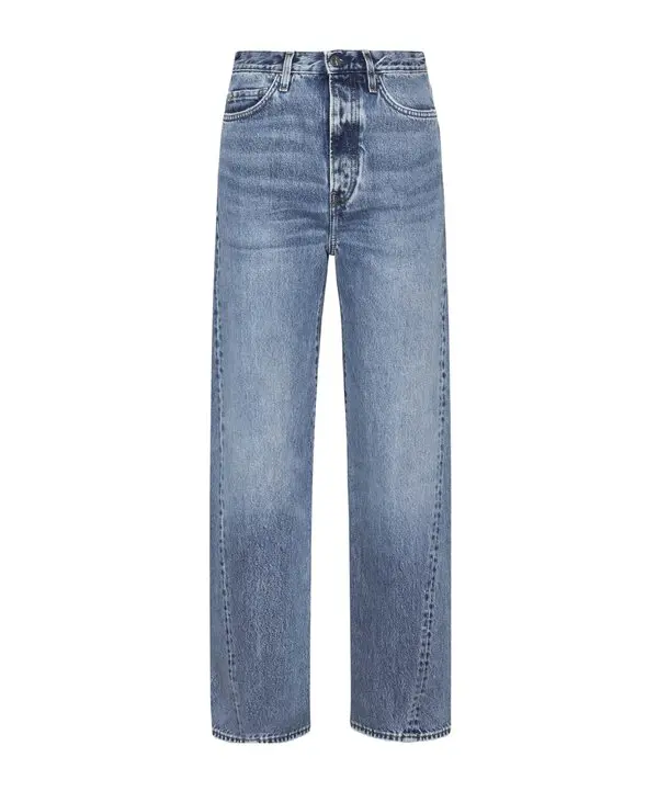 TOTEME High-rise Straight-leg Jeans - Blue