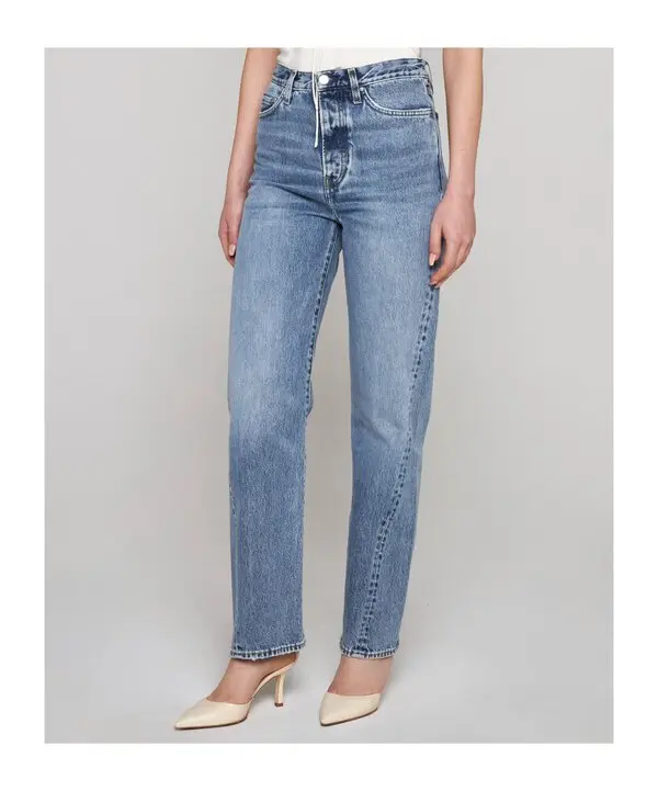 TOTEME High-rise Straight-leg Jeans - Blue