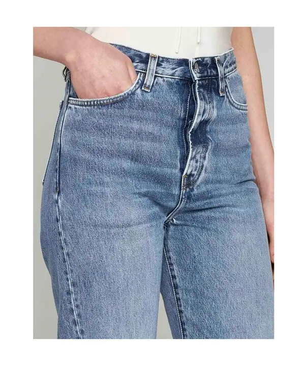 TOTEME High-rise Straight-leg Jeans - Blue