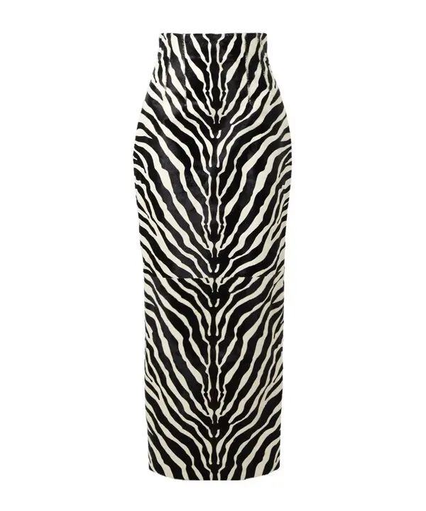 Khaite Loxley High-waisted Skirt - Black