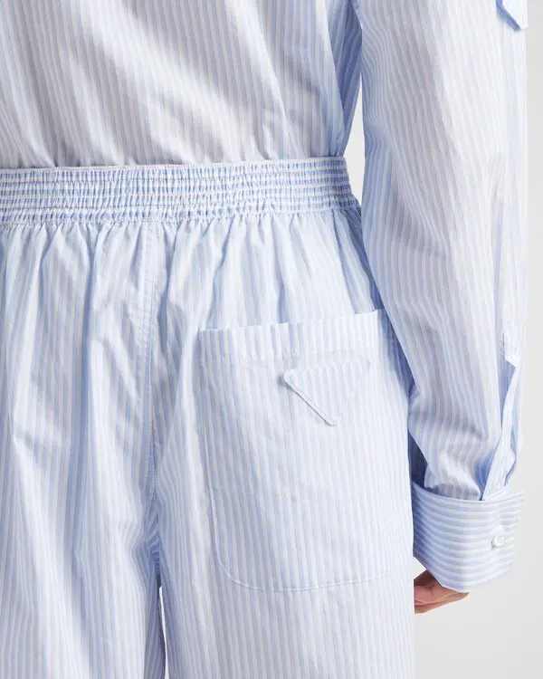 Prada Striped Knee-length Deck Shorts