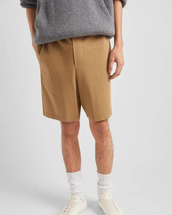 Prada Piqué Bermudas