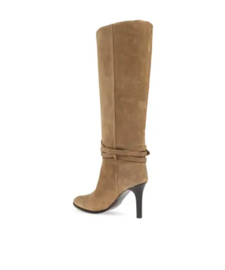 Isabel Marant Étoile Léva Knee-high Stiletto Boots With Buckle Detail