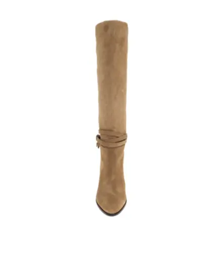 Isabel Marant Étoile Léva Knee-high Stiletto Boots With Buckle Detail