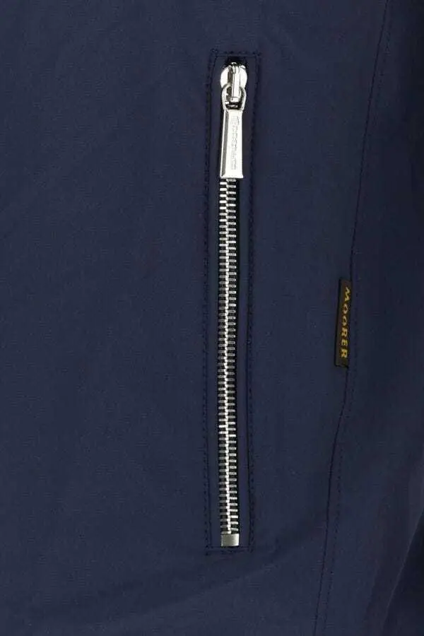 MOORER Vangi Stand-collar Zip Jacket - Blue