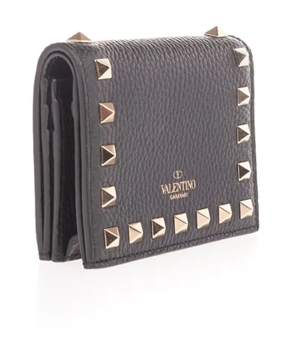 Valentino Garavani Rockstud Foldover Top Wallet