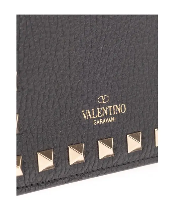Valentino Garavani Rockstud Foldover Top Wallet
