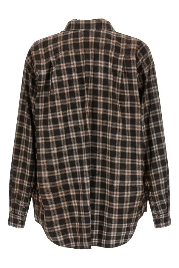 Dsquared2 Long-sleeved Checked Shirt - Black