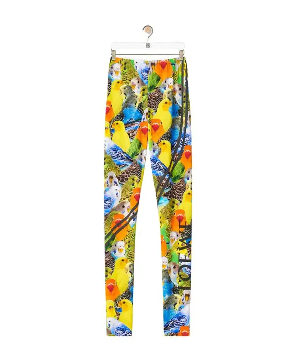 Loewe High-waist Bird-printed Leggings