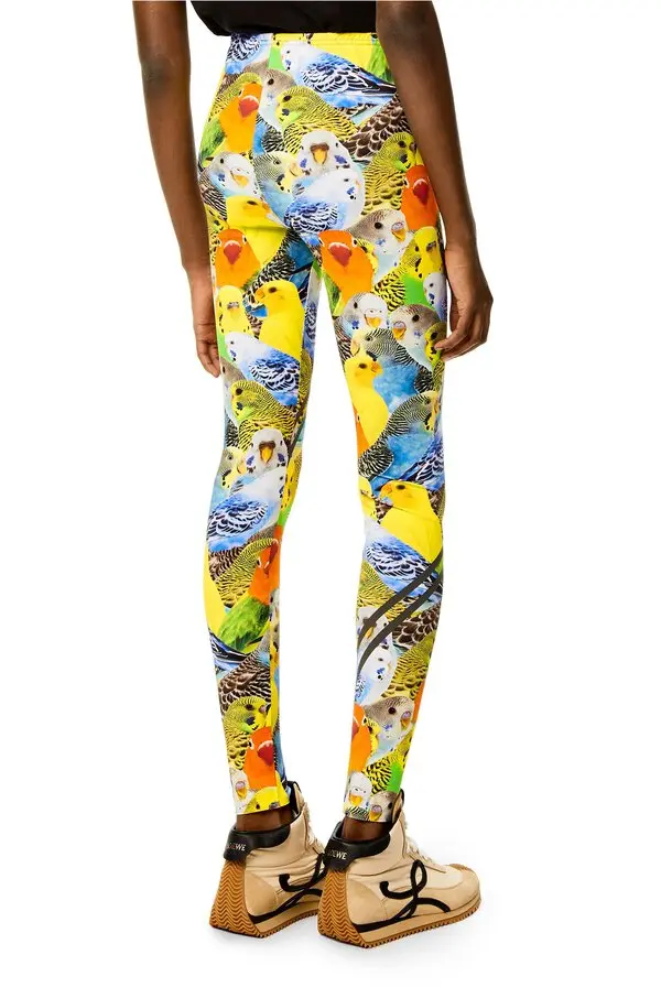 Loewe High-waist Bird-printed Leggings