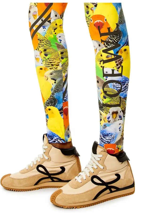 Loewe High-waist Bird-printed Leggings