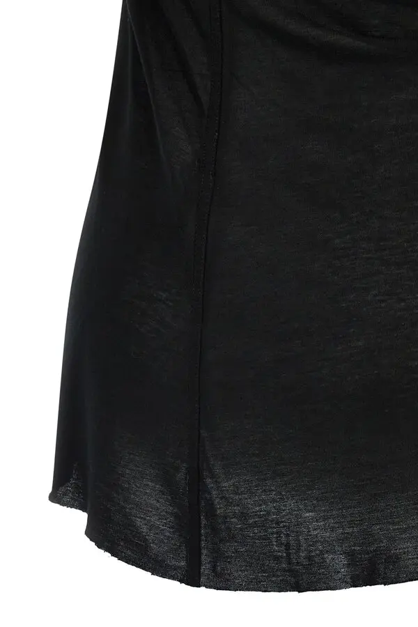 Rick Owens Asymmetric Sleeveless Top - Black