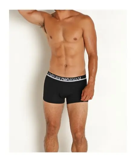 Emporio Armani Elastic Waist Panties - Brown